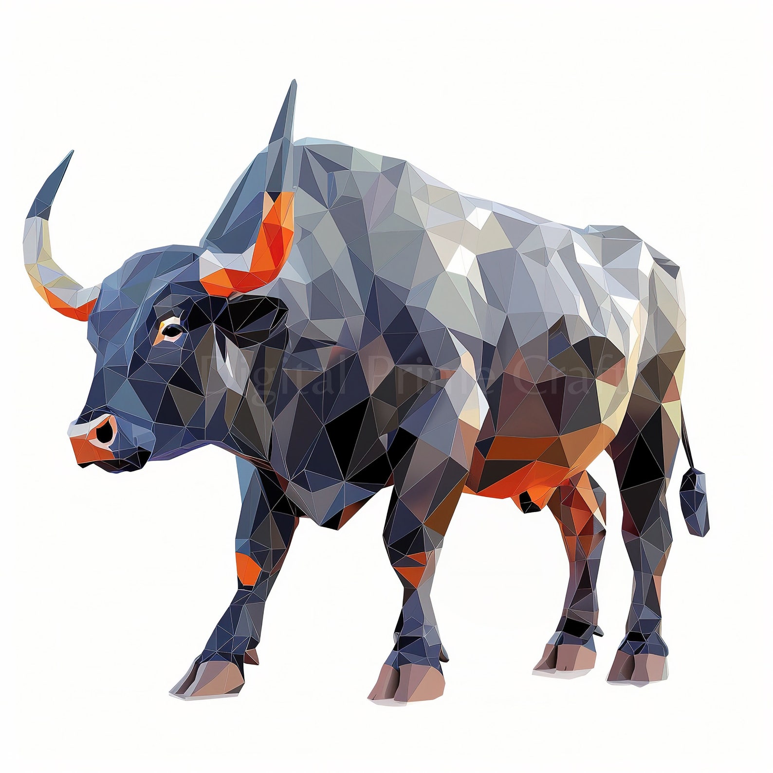 10 Bull Clipart, Ox Clipart, High Quality Jpgs, Digital Download ...