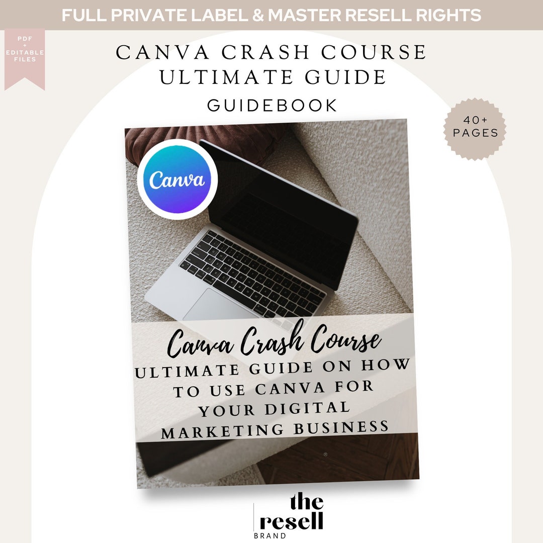 Canva Crash Guide Ultimate Guide for Digital Marketing Ebook | Done for ...
