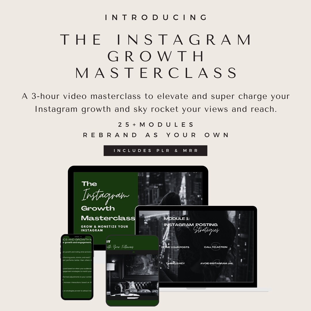 The Instagram Growth Blueprint 3 Hour Course | 99 Videos | Viral IG 101 ...