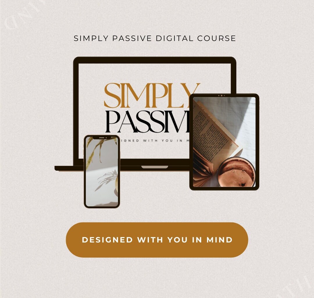 Simply Passive Digital Marketing Course W 100% Master Resell Rights MRR ...