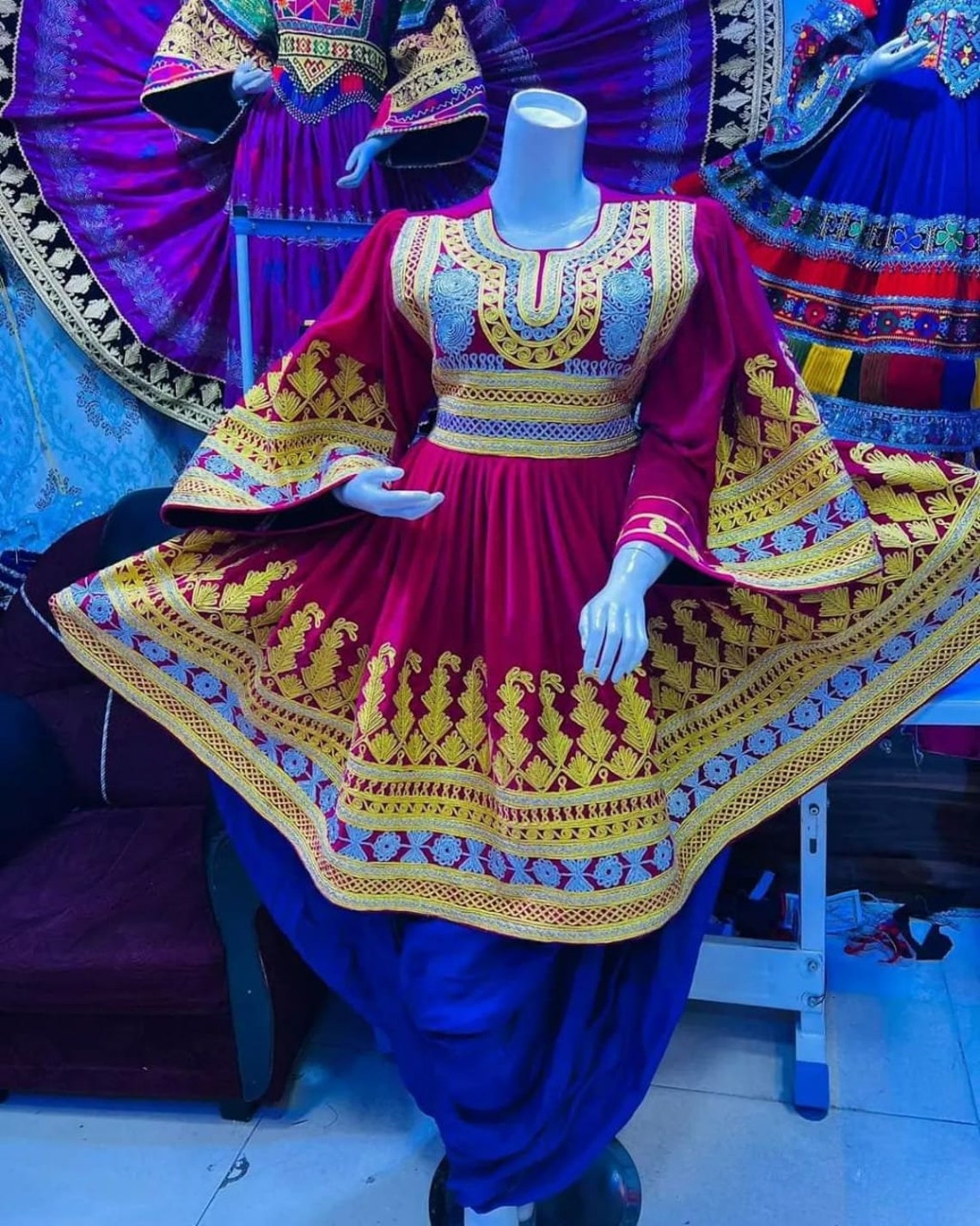 Afghan Charama Dress - Etsy