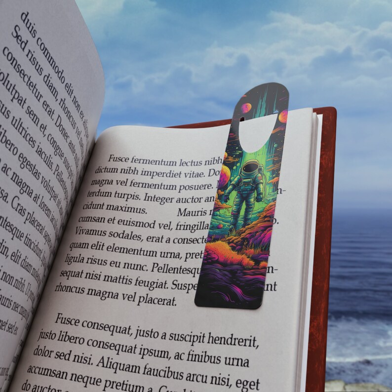 Cosmic Entdecker Aluminium Lesezeichen Trippy Astronaut auf - Etsy.de