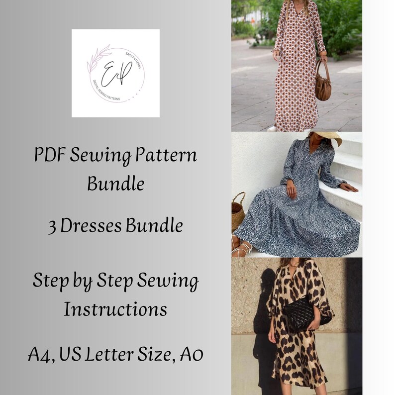 Woman's Skirt Sewing Pattern, Plus Sizes (PDF Pattern) - Etsy