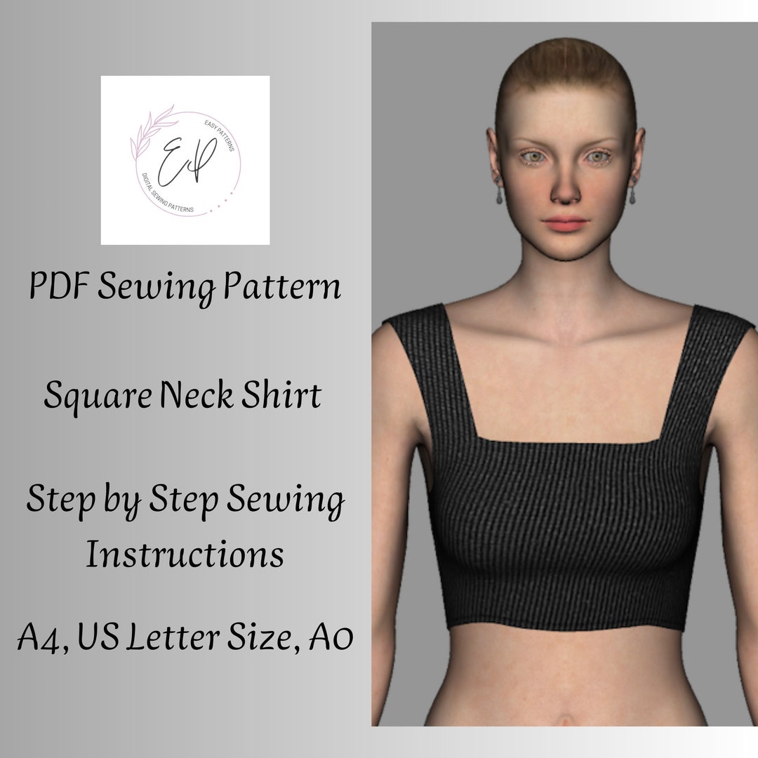 Comfort Bra/top Sewing Pattern,woman PDF Sewing Printable Pattern ...