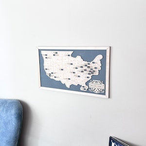 Custom Hockey Arena Map Tracker, NHL Stadium Map, Ice Hockey Arena Map ...