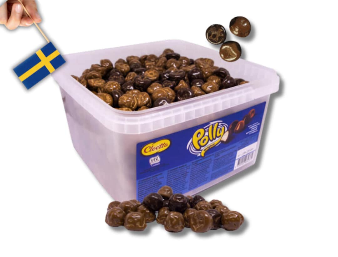 1 Box of Cloetta Polly Candy 1.5KG (52.91 Oz.), Swedish Candy, Svenskt ...