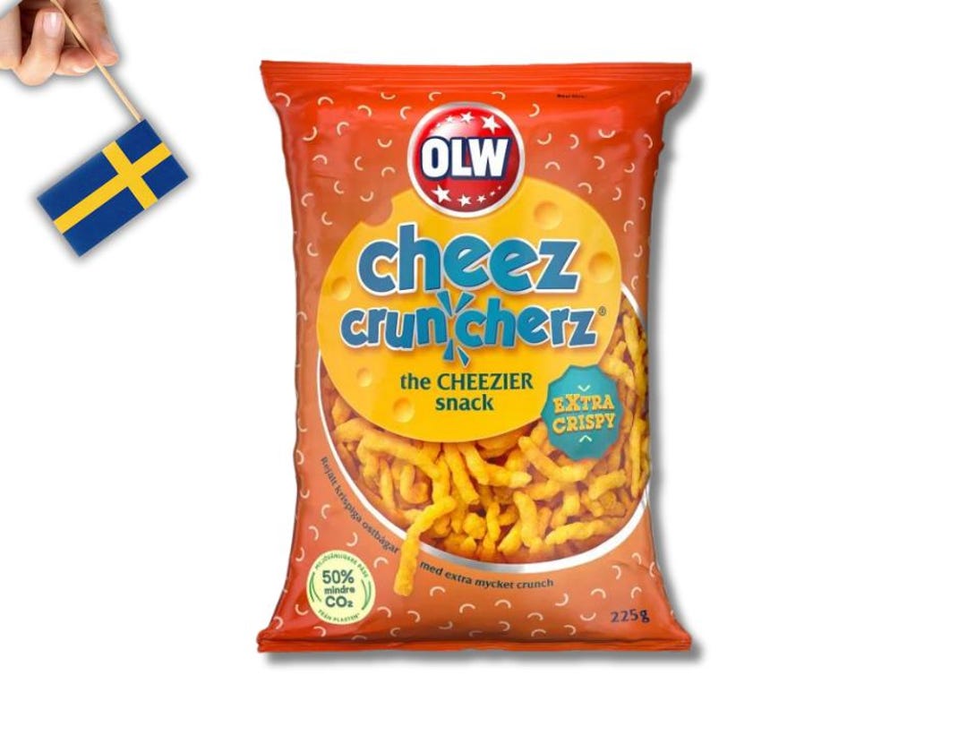 OLW Cheez Cruncherz – Cheesy, Crunchy Snacks, 225g (7.93oz) - Etsy