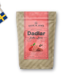 Dave and Jons Dadlar Hallon & Lakrits - Date-flavored Raspberry and ...