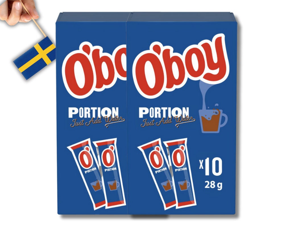 2 Packages of Swedish Oboy 280g (9.87 Oz), Original Cocoa Powder Mix ...