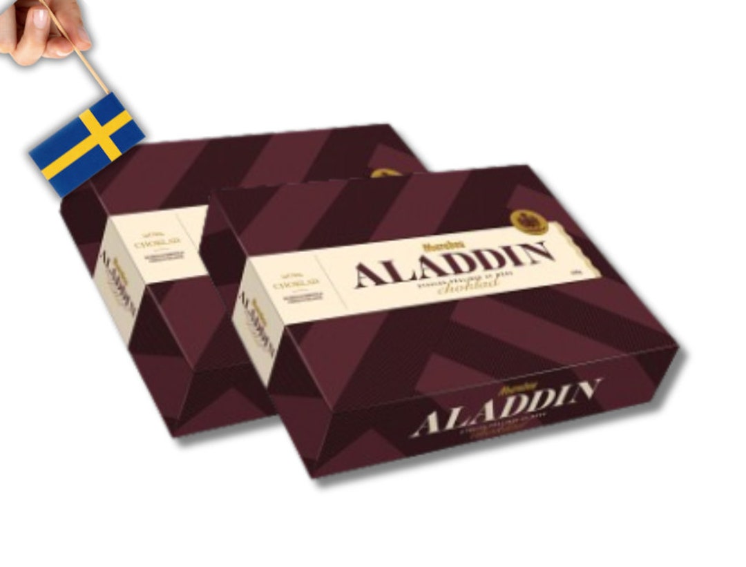2 Boxes Swedish Aladdin Dark Chocolate 500 G 17,63 Oz, Chocolate ...