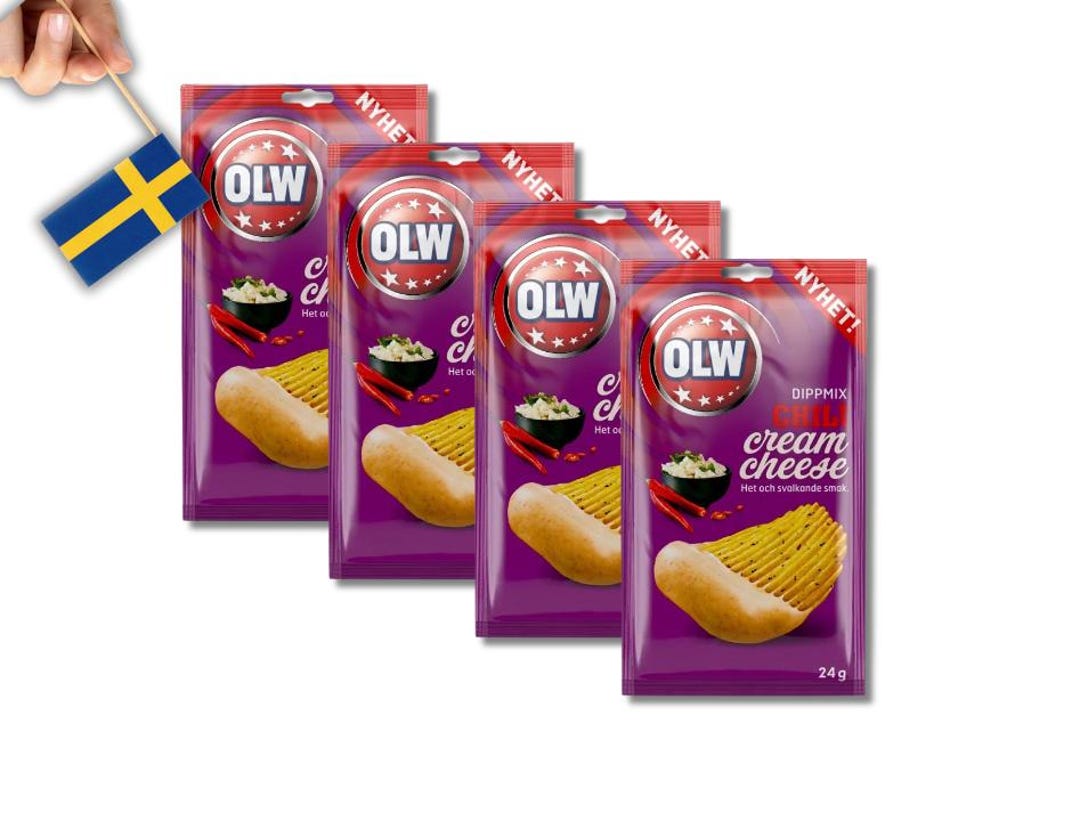4 Bags OLW Chili Cream Cheese Dippmix – 24g (0.84oz) - Etsy