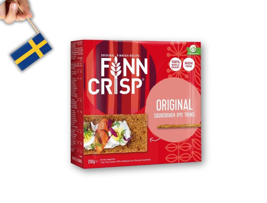 Finn Crisp Original Rye Crispbread - 200g (7.05oz) - Etsy