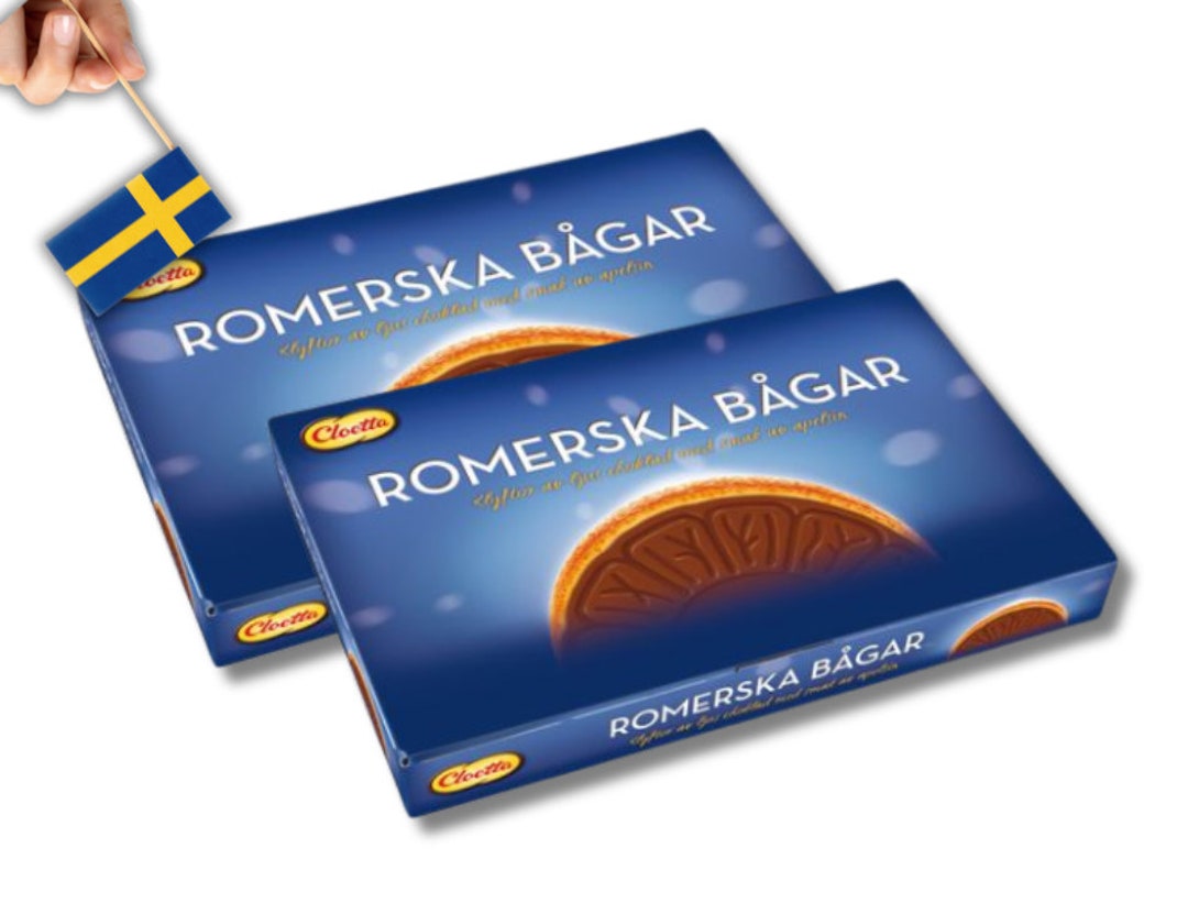 2 Boxes of Romerska Bågar 200g (7.05oz) Milk Chocolate, Swedish Food ...