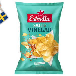 Swedish ESTRELLA Chips 275 Grams (9,70oz), Various Flavors, Potato ...