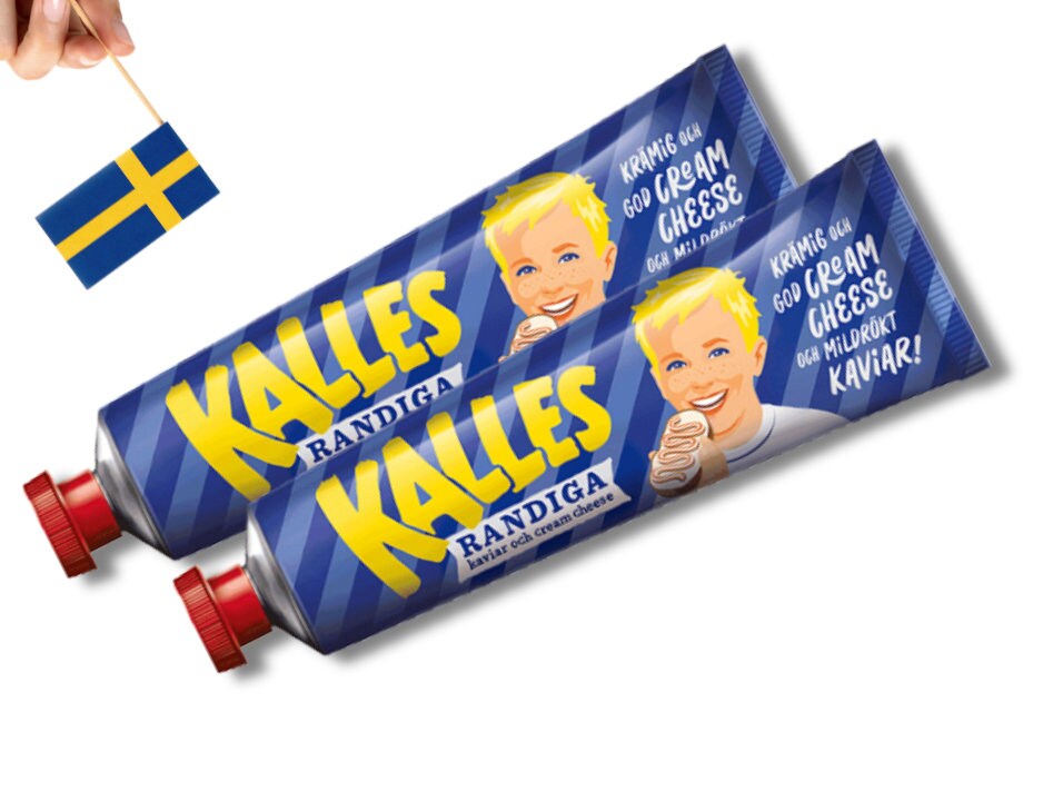 2 Tubes Kalles Kaviar Randiga 285g 10.05 Oz. Swedish Kalles - Etsy
