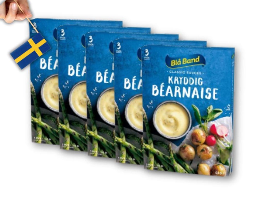 5 Pack Blå Band Kryddig Bearnaise Sås 9dl (3.8 Cups), 64g (2.25oz ...