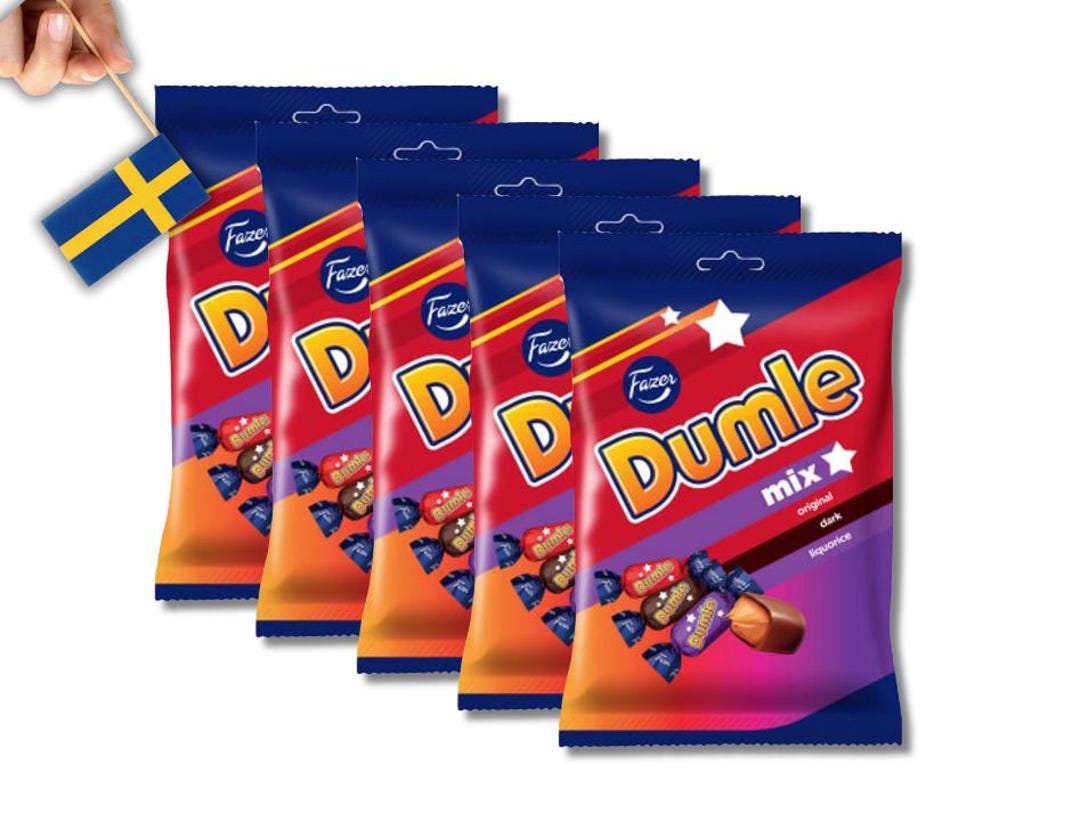 5 Bags Fazer Dumle Mix (original, Dark, Licorice) 200g (7.05 Oz) – A ...