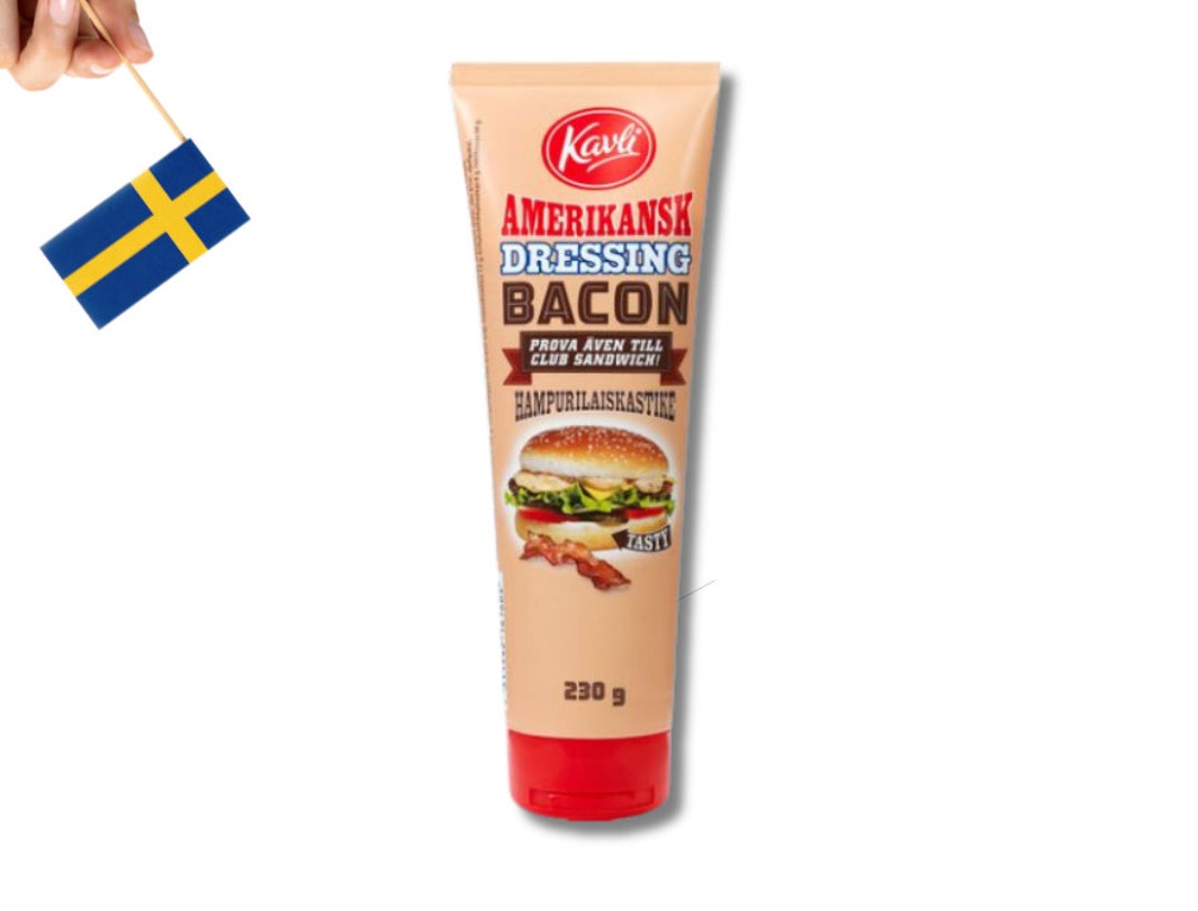 1 Tube of Kavli Amerikansk Hamburgerdressing 230g (8.11 Oz), American ...