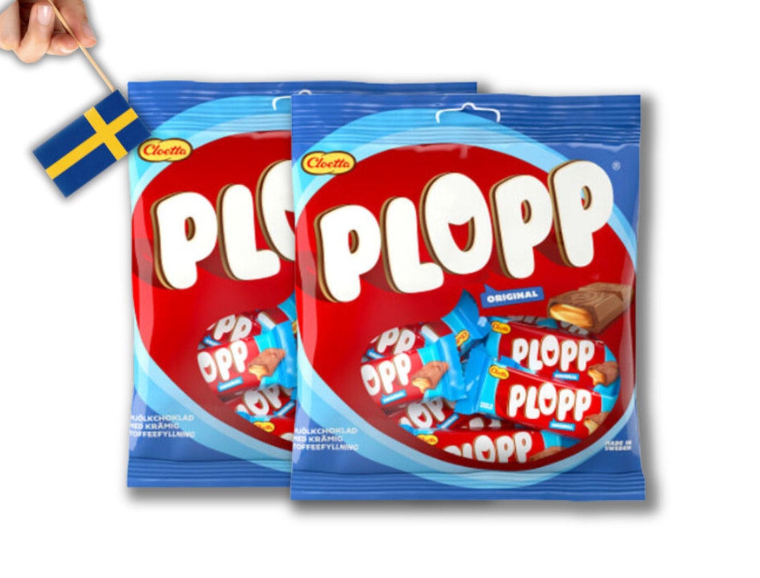 2 Bags Cloetta Plopp Swedish Chocolate Mini Bars 158g (5.5oz), Milk ...