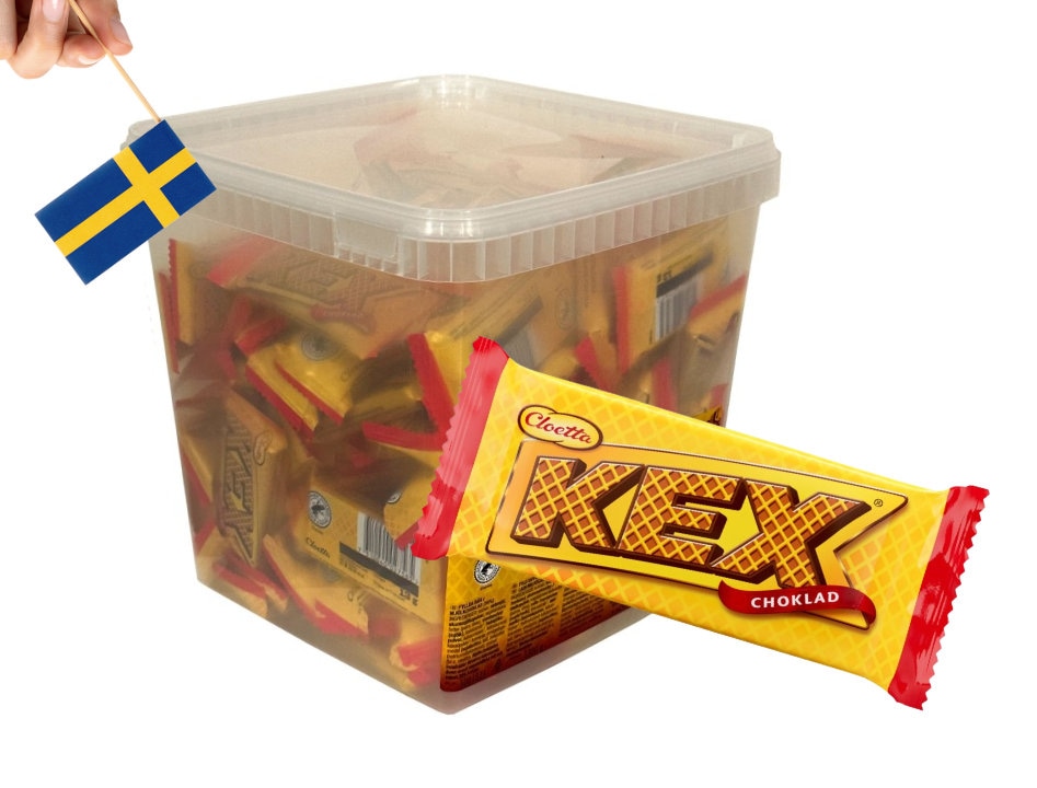 1 Box of Cloetta Kexchoklad 1.3kg 45.85 Oz, Swedish Kexchoklad, Swedish Chocolate Bar, Swedish ...