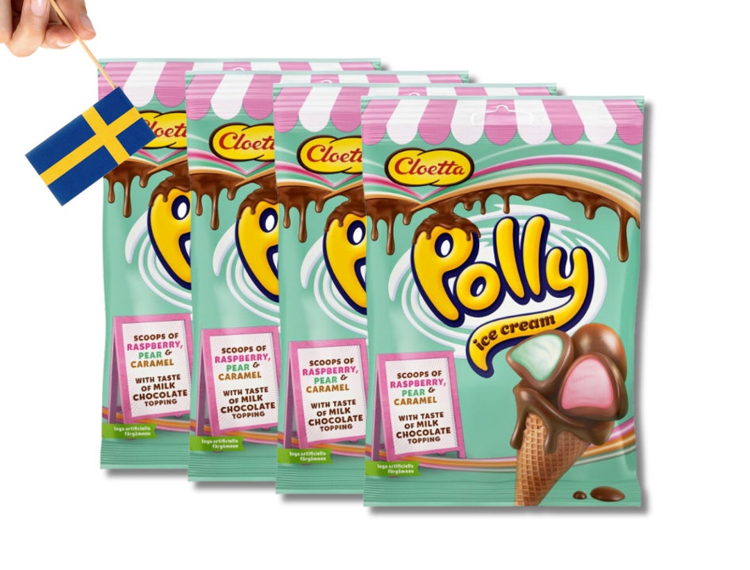 4 Bags of Cloetta Polly Ice Cream 150g 5.29 Oz. Swedish - Etsy