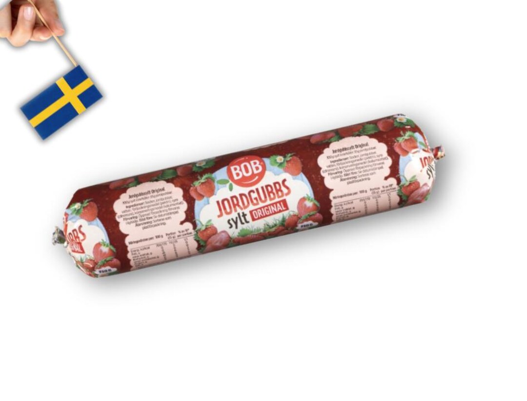 Bob Jordgubbssylt Original Refill 750g (26.45oz) - Authentic Swedish ...