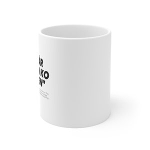 Swedish Phrases "det är Ingen Ko På Isen" Ceramic Mug 33cl (11oz ...