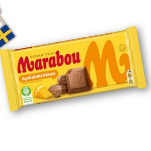 3 Pack Marabou Apelsin Krokant Milk Chocolate With Orange and Crunchy ...