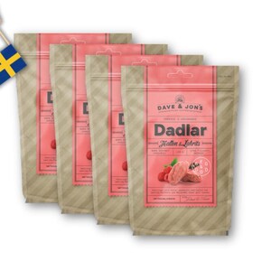 4 Pack Dave and Jons Dadlar Hallon & Lakrits - Date-flavored Raspberry ...