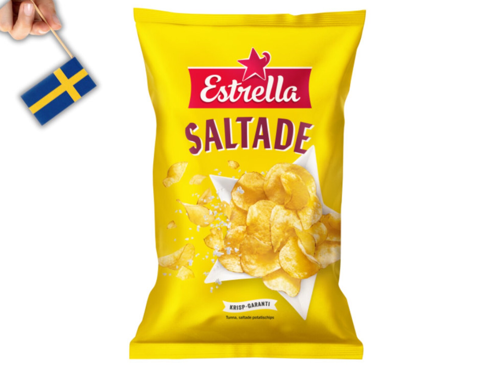 Swedish ESTRELLA Chips 275 Grams (9,70oz), Various Flavors, Potato ...