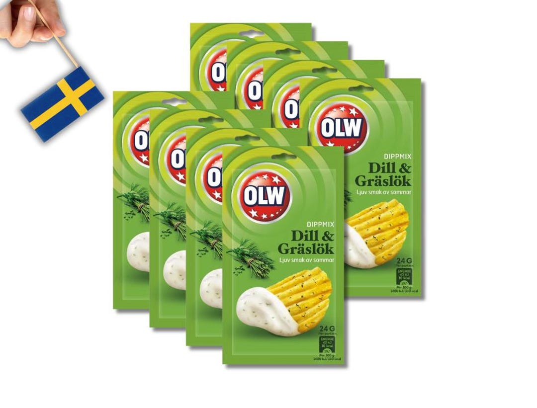 8 Bags OLW Dill & Gräslök Dippmix - 24g (0.84oz) - Etsy