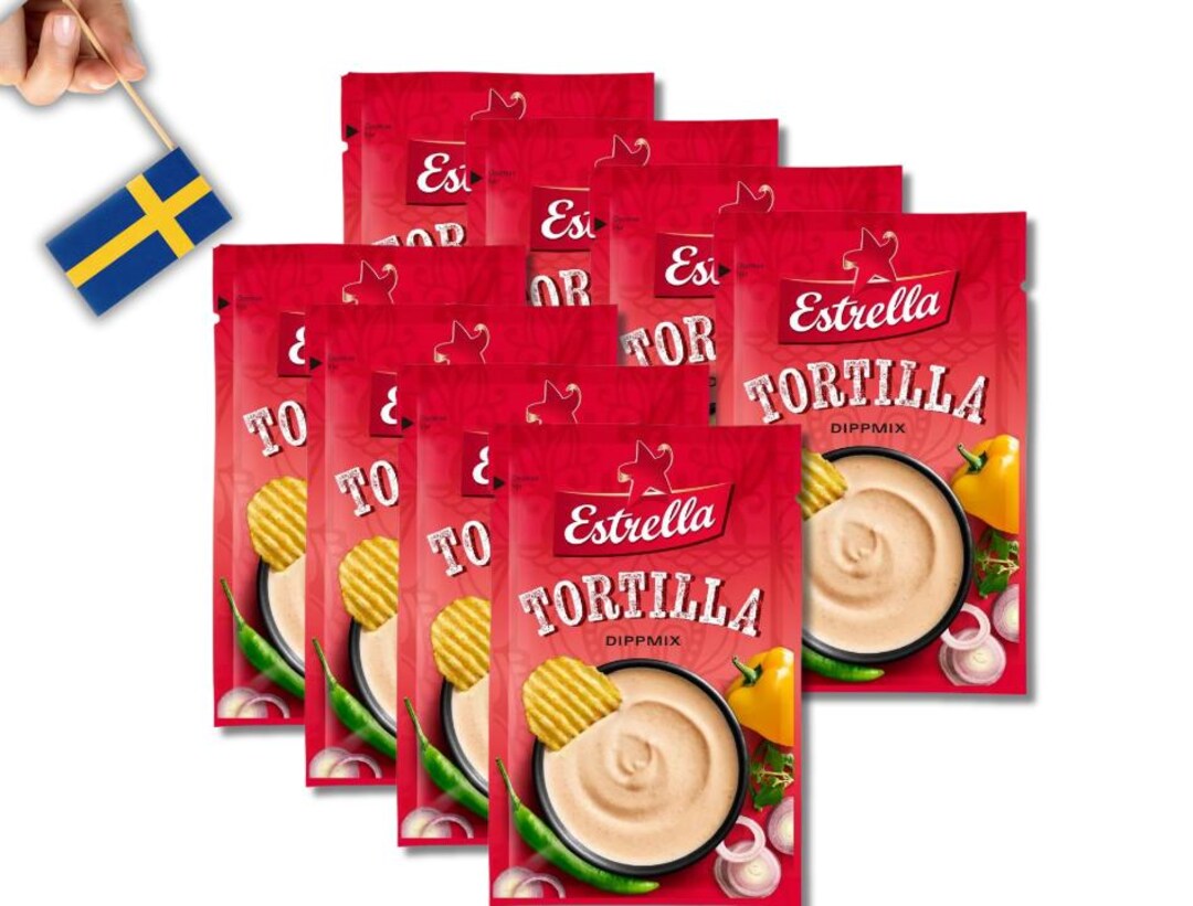 8 Bags Estrella Tortilla Dippmix – 24g (0.84oz) - Etsy