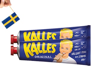 Kalles Kaviar, Swedish Kalles Kaviar Creamed Smoked Cod Roe Spread ...