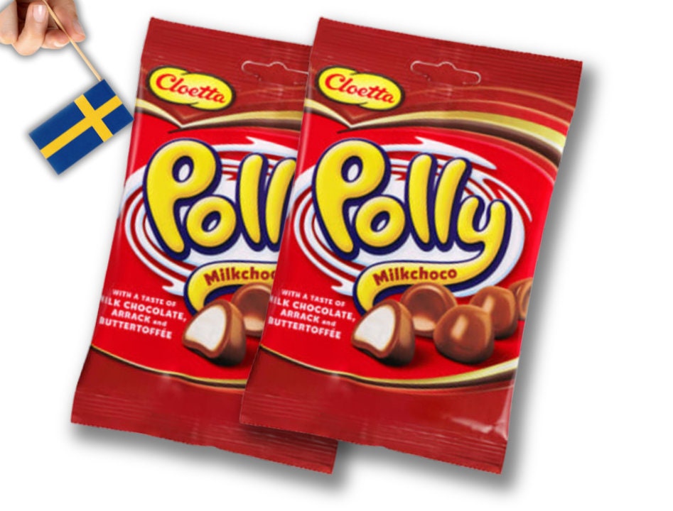 2 Bags of Cloetta Polly Milkchoco Candy 200g 7 Oz., Swedish Candy ...