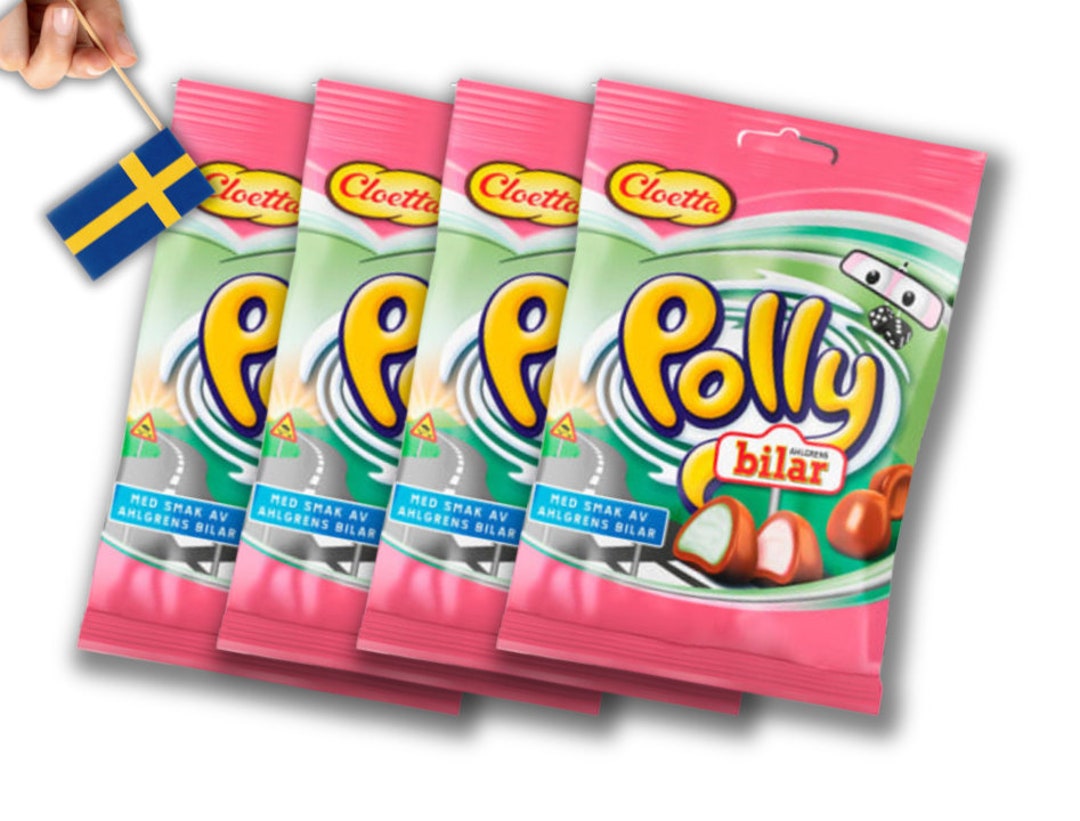 4 Bags of Cloetta Polly Ahlgrens Bilar 150g (5.29 Oz.), Swedish Candy ...