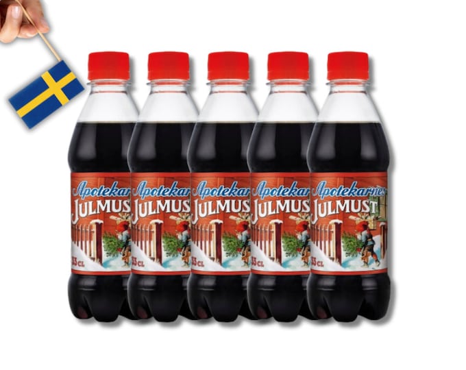 Julmust, Swedish Christmas Soda, 33cl 11,15 Oz Swedish Christmas ...