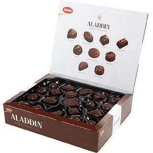 2 Boxes Paradis & Aladdin Dark Chocolate 410 G (17,63 Oz), Chocolate ...