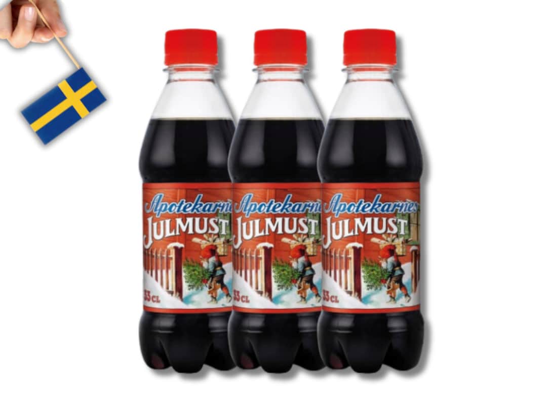 Julmust, Swedish Christmas Soda, 33cl (11,15 Oz) Swedish Christmas ...