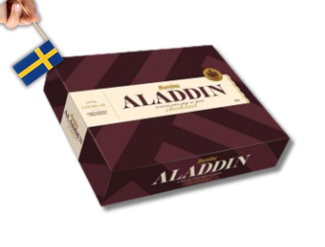 1 Box of Swedish Aladdin Dark Chocolate 500 G 17,63 Oz, Chocolate ...