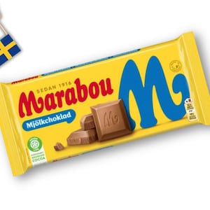 4 Bars of Marabou Milk Chocolate 200g (7.05 Oz), Swedish Mjölk Choklad, Swedish Candy Bar ...
