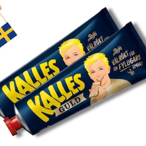 2 Tubes Kalles Kaviar Guld 250g (8.81 Oz.), Swedish Kalles Kaviar Light ...