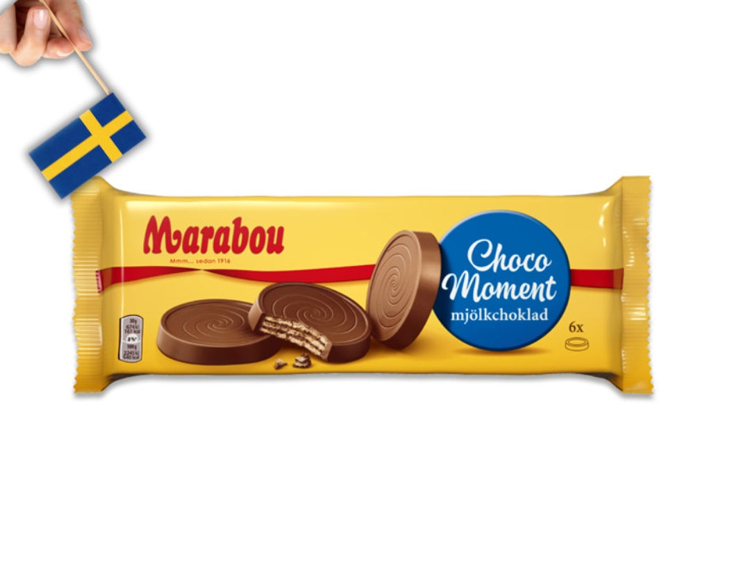 Marabou Mjölkchoklad Choco Moments Cookies 184g (6.49 Oz), XL Milk ...
