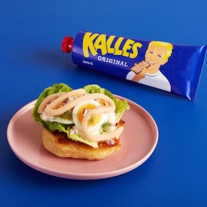 3 Tubes Kalles Kaviar, 300g (10.58 Oz.), Swedish Kalles Kaviar Creamed ...