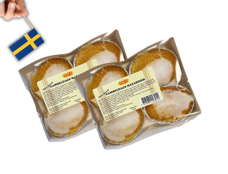 2 Boxes Sanjo Old Fashioned Mazarin 220g 7.76os, Gammeldags, Swedish ...