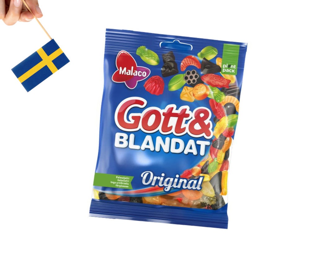 1 Bag of Gott Och Blandat, Swedish Candy, Malaco Gott Och Blandat ...