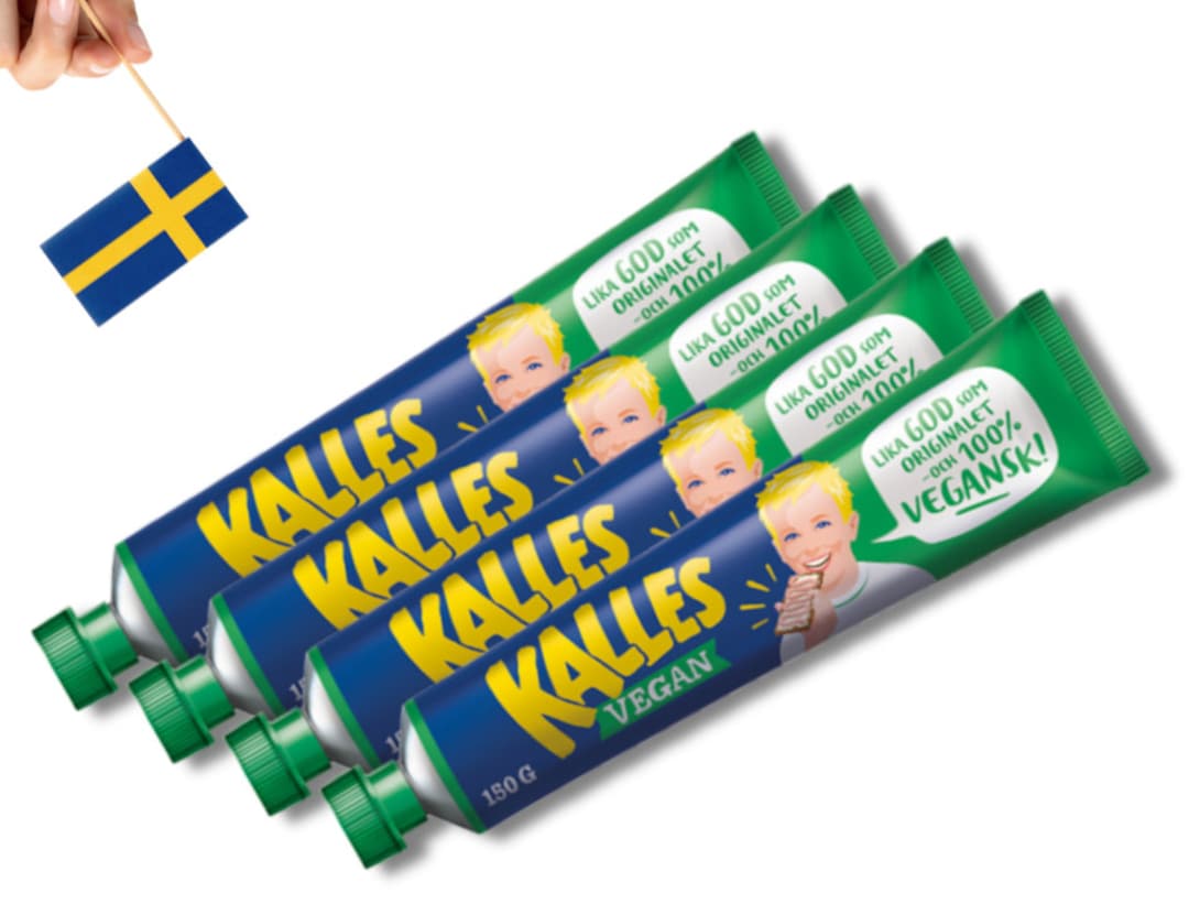 4 Tubes Kalles Kaviar Vegan 150g (5.29 Oz.), Swedish Kalles Kaviar ...