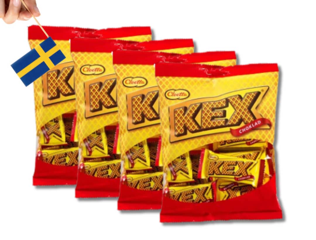 4 Bags of Cloetta Kexchoklad 156g (5.50oz), Swedish Kexchoklad, Swedish Chocolate Bar, Swedish ...