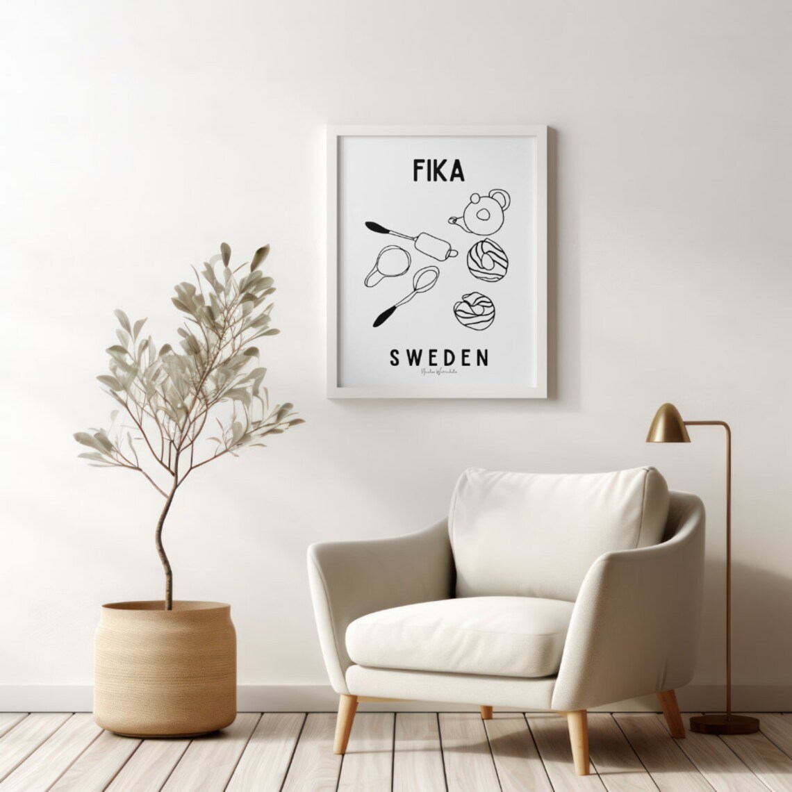 Swedish Fika Art Super High Quality Download, PNG, PDF, Swedish Food ...