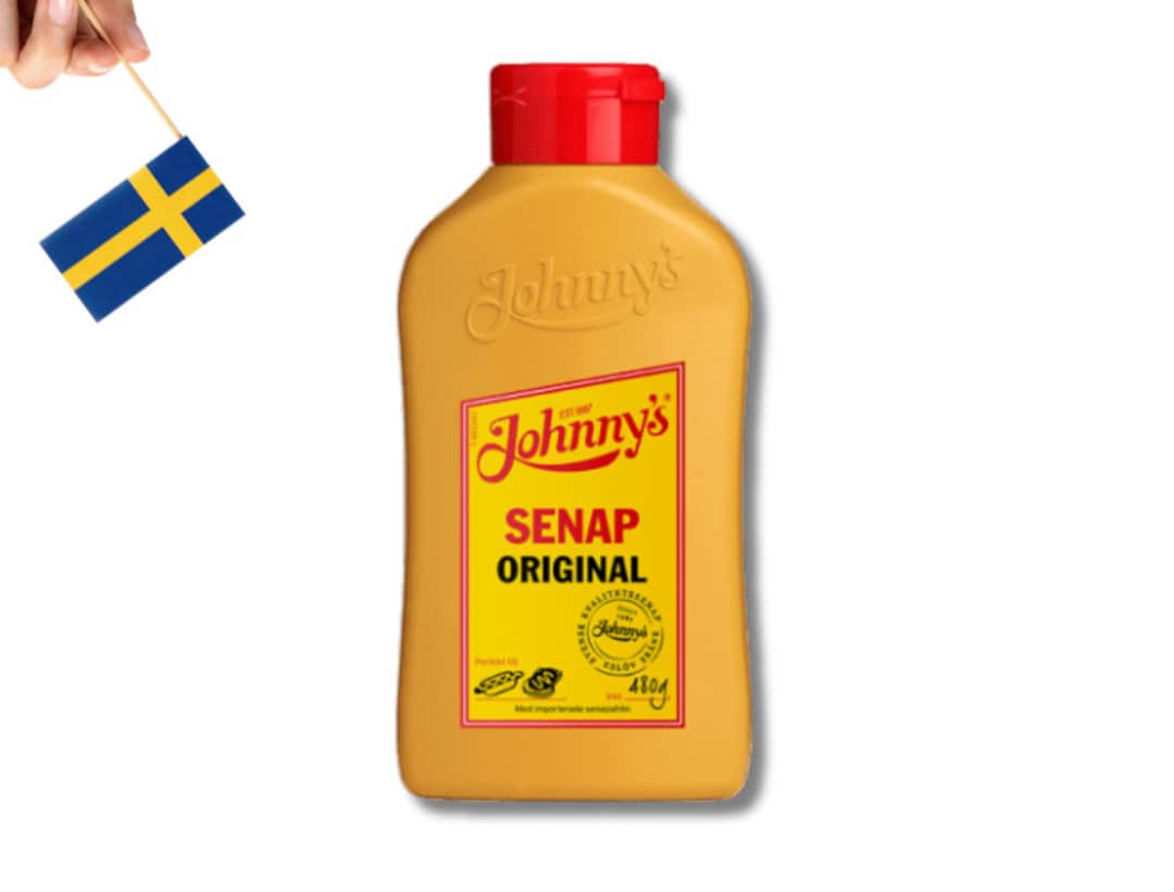 Johnnys Klassiska Original Senap 480g (16.93 Oz) Swedish Mustard ...