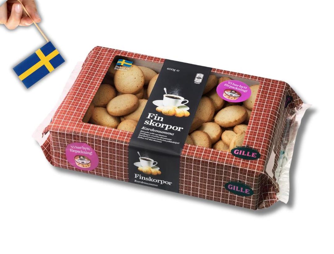 Gille Finskorpor Kardemumma - 600g (21.16oz) - Swedish Cardamom ...